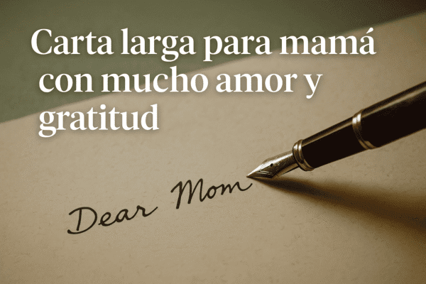 Cartas y mensajes para mamá llenos de amor: ejemplos para toda ocasión ...