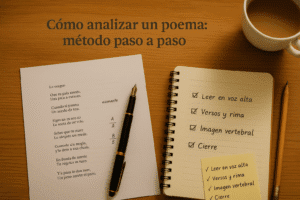 Cómo analizar un poema: método técnico paso a paso - Mundo Escritores