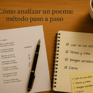 Elementos básicos de la poesía (rima, métrica, figuras literarias ...