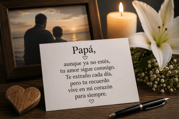 Poemas cortos para papá fallecido - Mundo Escritores